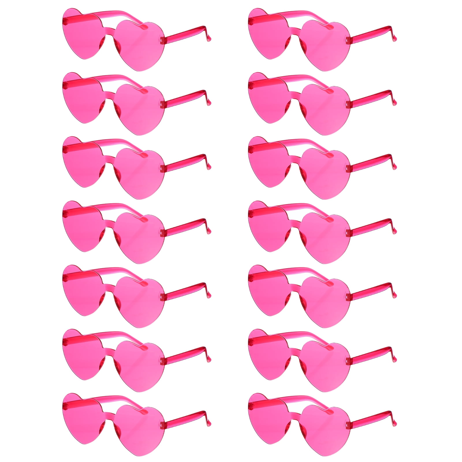 Click here for Unique Bargains 14 Pcs Heart Shaped Sunglasses For... prices