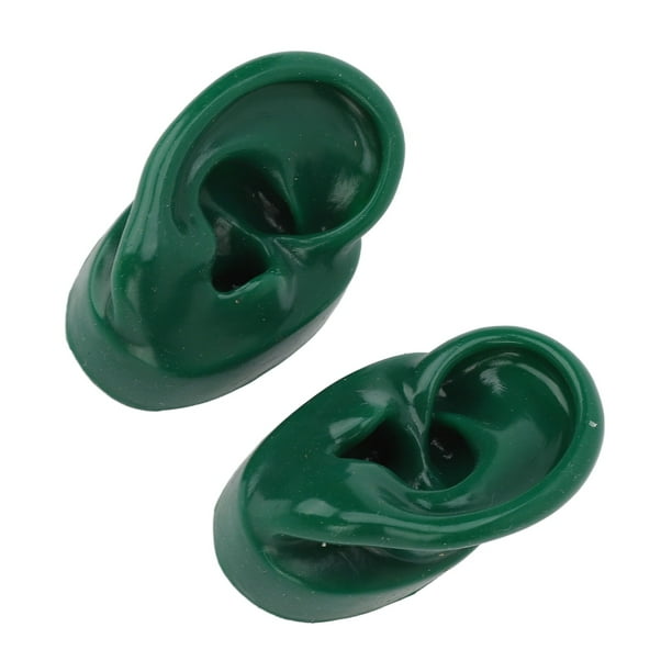 Simulated Ear Model, No Bubbles Silicone Slick Large Base Soft Human ...