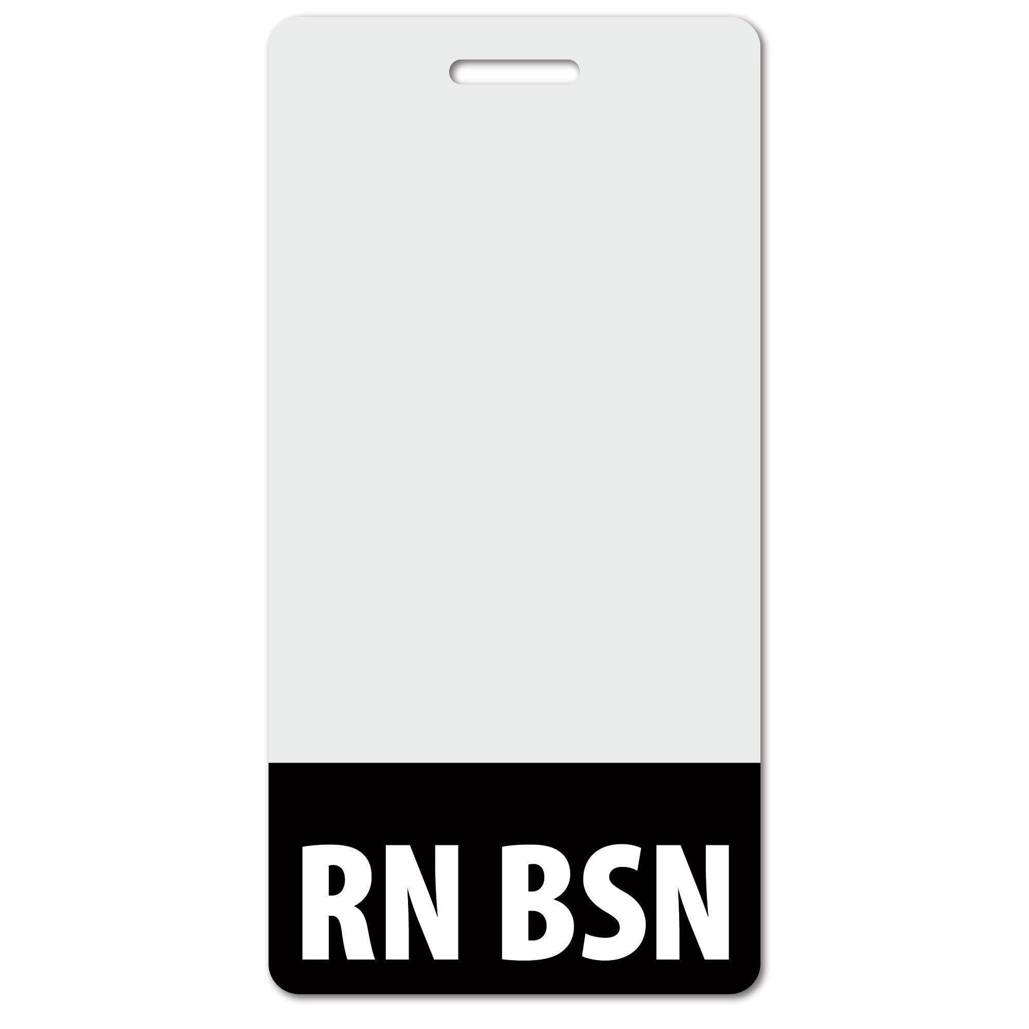 RN BSN Heavy Duty Vertical Black (5 pack) - Spill & Tear Proof Cards ...