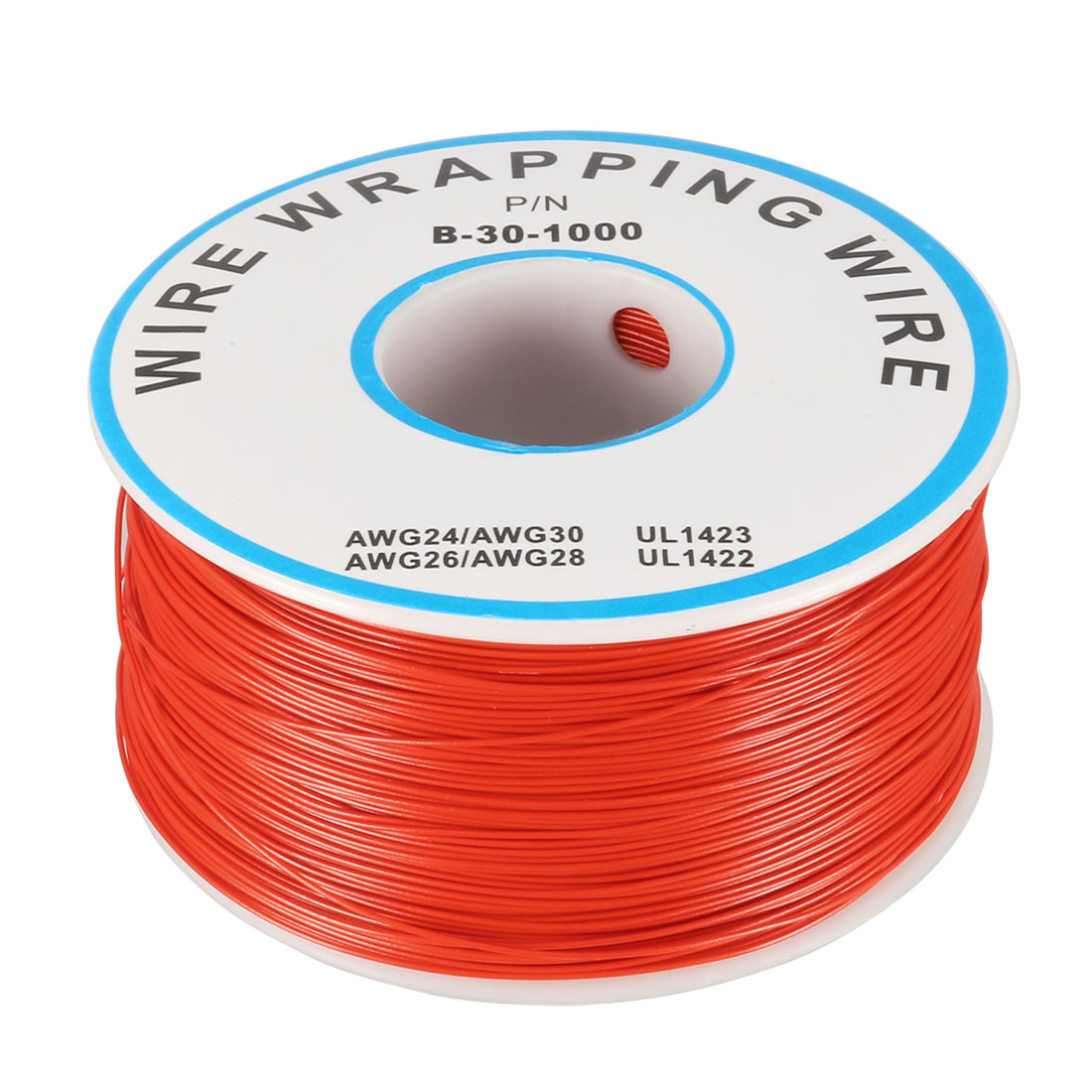1000.7FT Breadboard Wrapping Wire PCB Weld PVC Coated Tin Cable Red ...