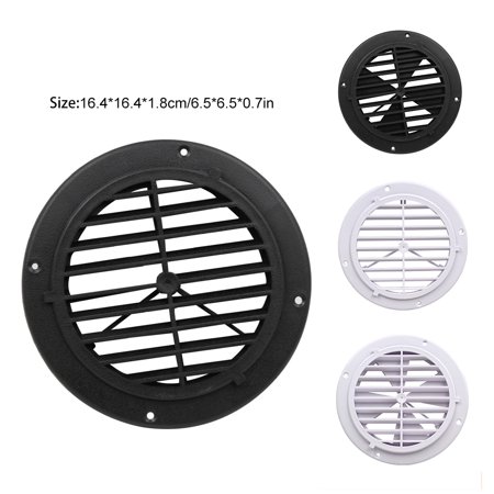 Air Vent Louver Grille Cover Outlet Adjustable Round Rotary Ceiling ...