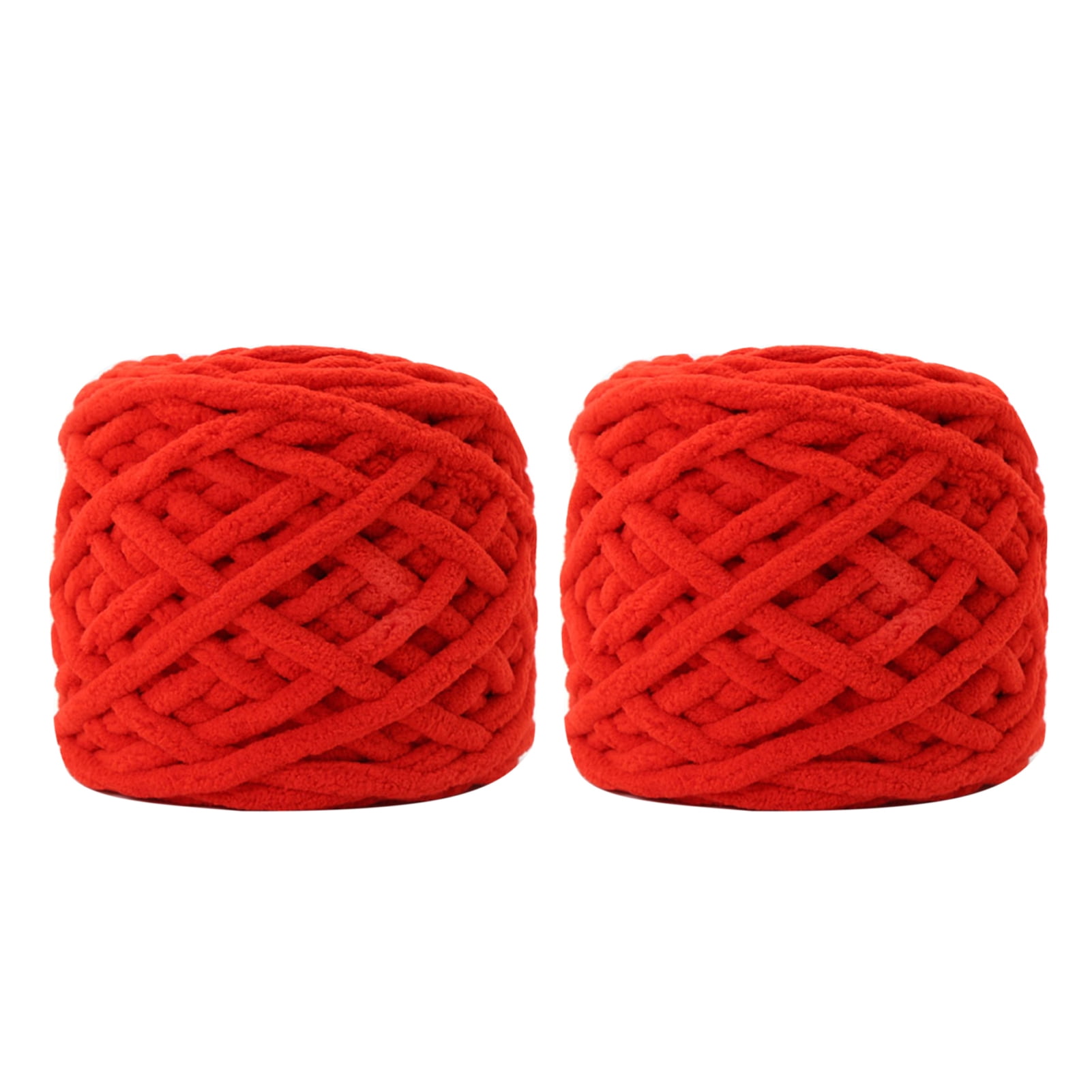Hesroicy Set of 2 DIY Hand-Knitted Thick Woolen Yarn Balls - Perfect ...