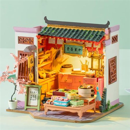 Fresh Pastry Shop - Robotime SN009 Ancient China DIY Miniatures ...