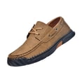 Domuza Leather Driving Shoes for men, Hand-Stitched Lace Moccasin ...