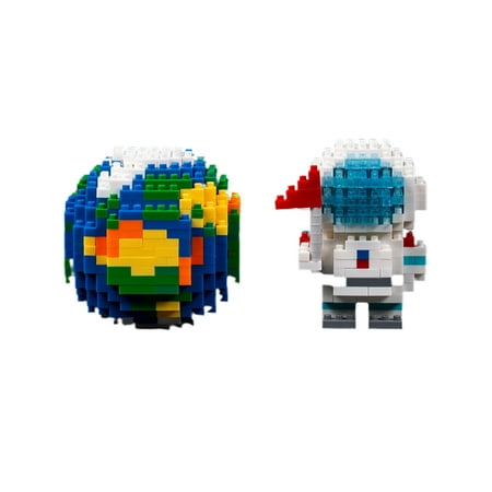 Space Astronaut Planet Series Micro-Diamond Building Blocks DIY ...