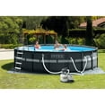 Intex Ultra XTR 18' x 52" Steel Frame Pool Set with Filter Pump, Ladder ...