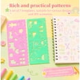 7pcs Geometric Drawings Templates Reusable PVC Drafting Stencils ...