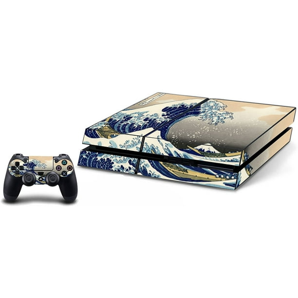 VWAQ The Great Wave Of Kanagawa Skin For PS4 Console And Controller ...