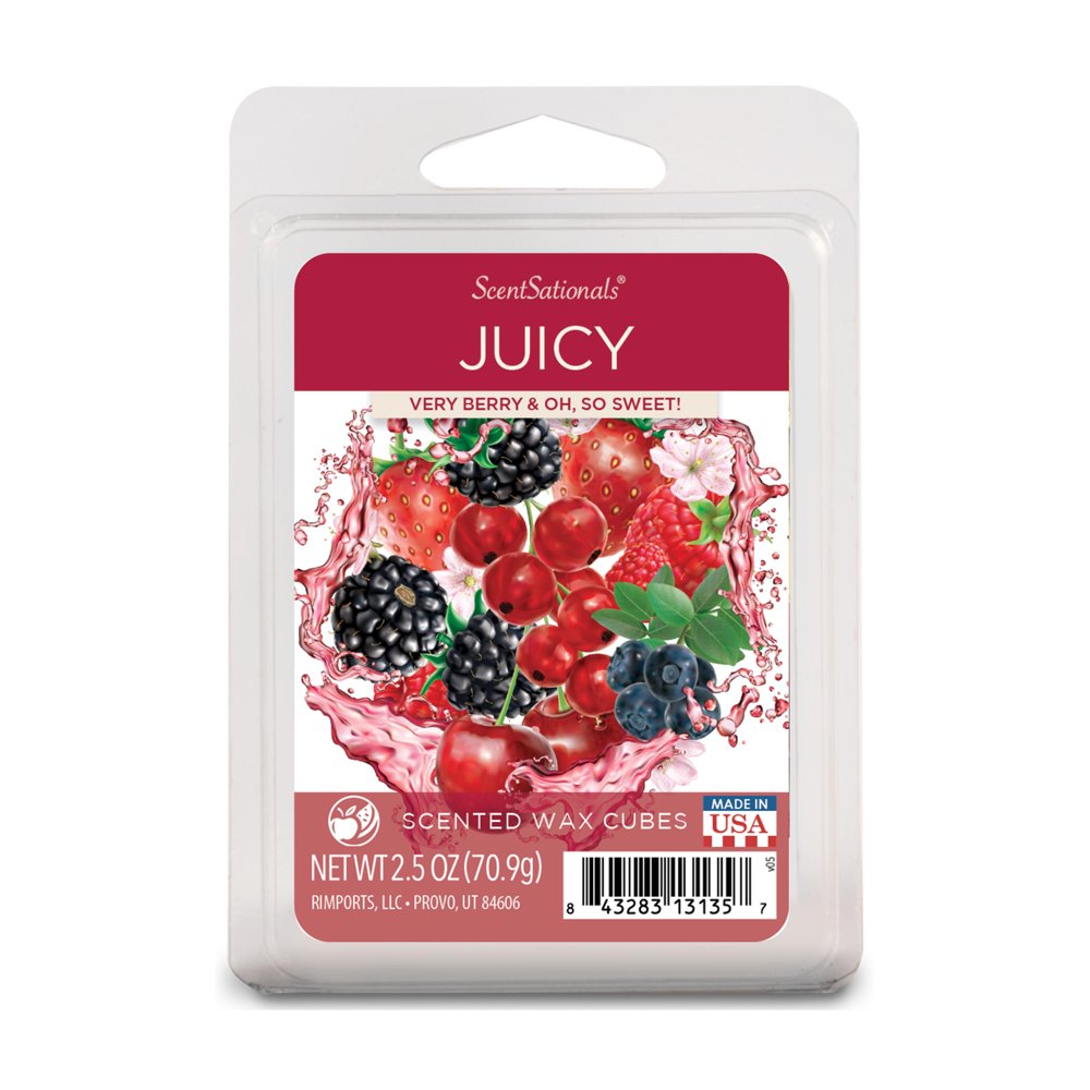 Juicy Scented Wax Melts, ScentSationals, 2.5 oz (1-Pack) - Walmart.com ...