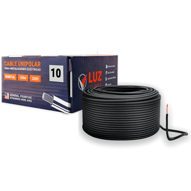 CABLE ELÉCTRICO CALIBRE #10 PARA INSTALACIÓN EN CASA, INDUSTRIA ...
