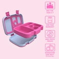 Bentgo Kids Prints Leak-Proof, 5-Compartment Bento-Style Kids Lunch Box ...