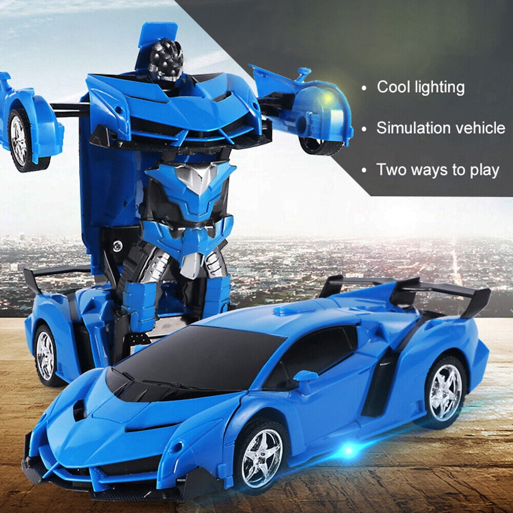 Remote Car Sport Transformer RC Robot Controller 2 IN 1 Kids Toy ...