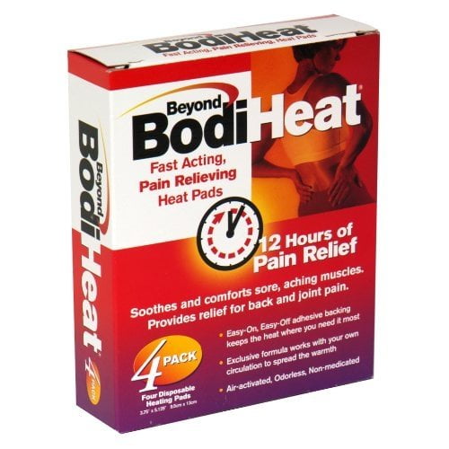 Beyond BodiHeat Heating Pads, 4 Count - Walmart.com
