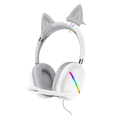 HyperGear 15555 Kombat Kitty Gaming Headset Purple - Walmart.com