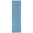 SAFAVIEH Himalaya Rachelle Solid Wool Runner Rug, Blue, 2'3" x 14 ...