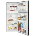 Impecca 17.6 Cu. Ft. Fridge, Stainless Steel, Top Mounted Freezer ...