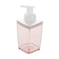420ml Liquid Hand Soap Container Portable Clear Refillable Pump Bottle ...