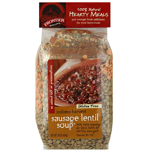 Frontier Soups Indiana Harvest Gluten Free Sausage Lentil Soup Mix, 16 ...
