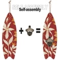 RKSupls Gold Lily Red Pattern Wooden Wall Mounted Bottle Opener, MDF ...