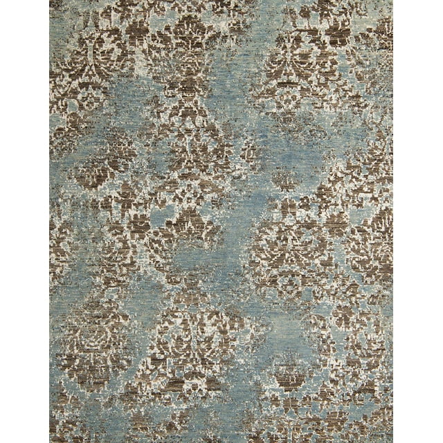 Ahgly Company Indoor Rectangle Abstract Sage Green Abstract Area Rugs ...
