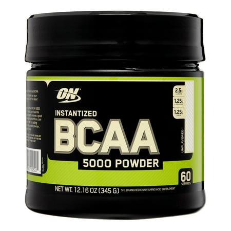 Optimum Nutrition Micronized Instant BCAA Powder, Unflavored, 60 ...