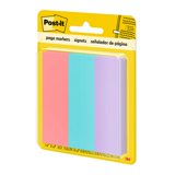 Post-it® Page Markers, Assorted Colors , 1 in. x 3 in., 3 Pads/Pack, 50 ...