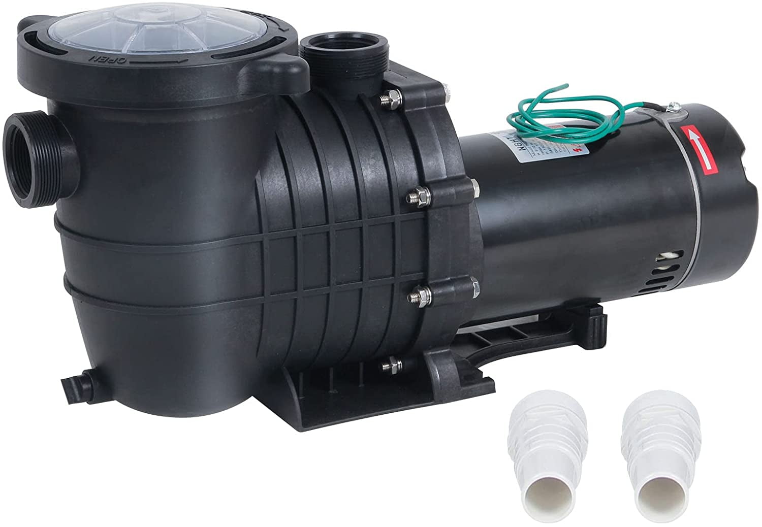 Oarlike Inground and Above Ground Pool Pump,Dual Volt 110-120V/220-240V ...
