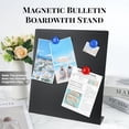 2 Pack Magnet Board, Black Magnetic Board, Metal Magnetic Bulletin ...