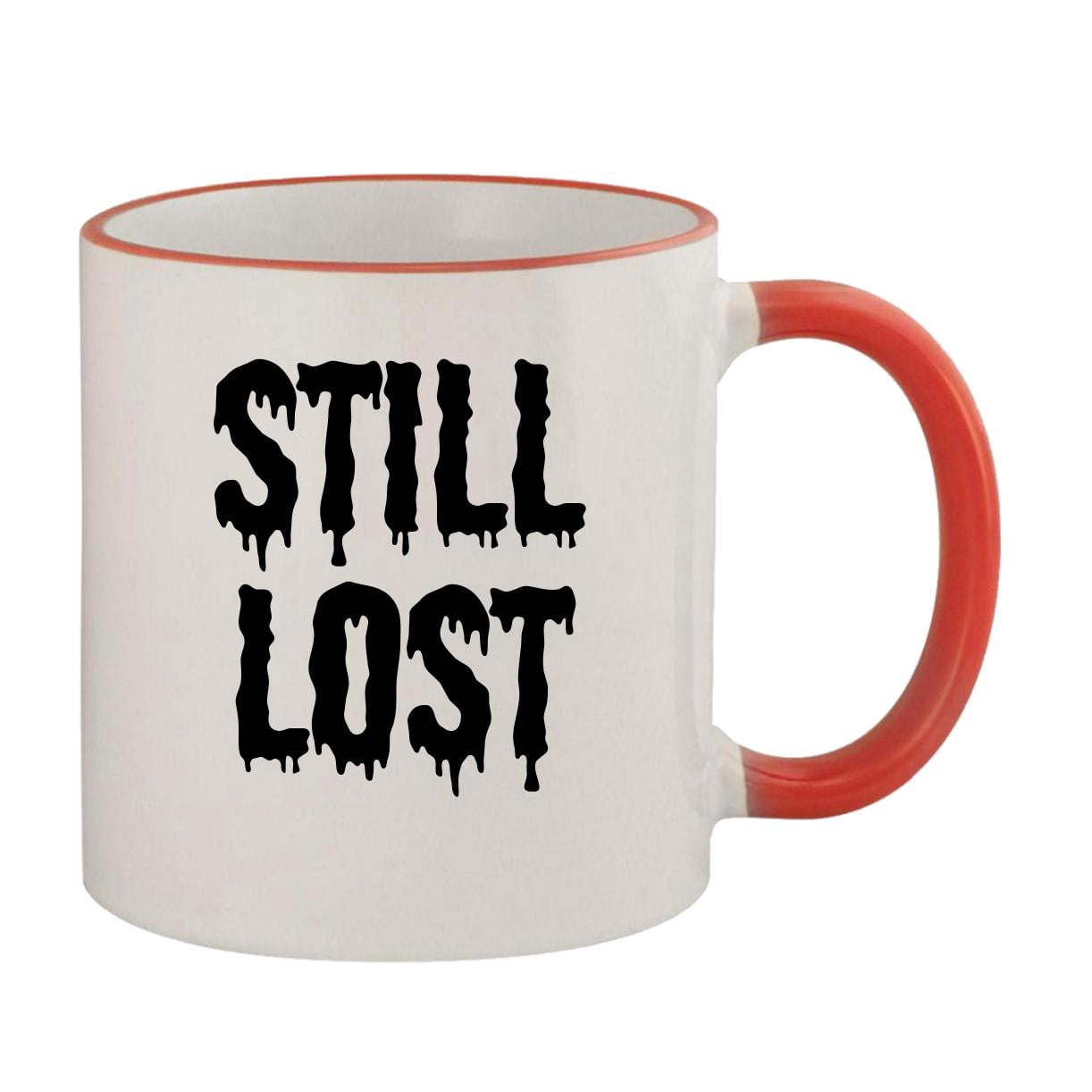 Still Lost - 11oz Colored Rim and Handle Coffee Mug, Red - Walmart.com