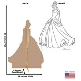 Color Me Cinderella Standee Cardboard Cutout Stand Up, 5ft - Walmart.com