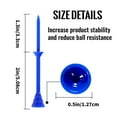 Golfs Tees Standard Golfs Holder Tees Low Resistance More Distance ...