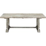 (MH) Cohen Dining Table, White-Wash - Walmart.com