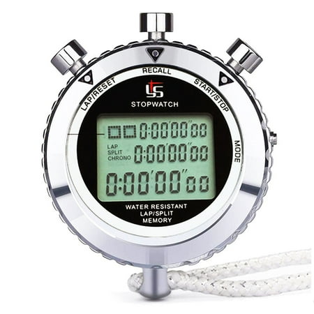 Goriertaly Chronograph Digital Timer Stopwatch Sport Training Counter ...
