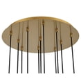Possini Euro Design Possini Euro Odense 19 3/4"W Soft Gold Cast Glass ...
