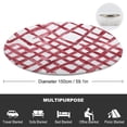 59.1in Round Blanket Light Weight Anti-Wrinkle Anti-Allergy Non ...