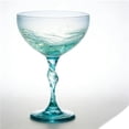 Avdolw Unique Wave Sea Glass Wine Glass, durable dish washer safe ...