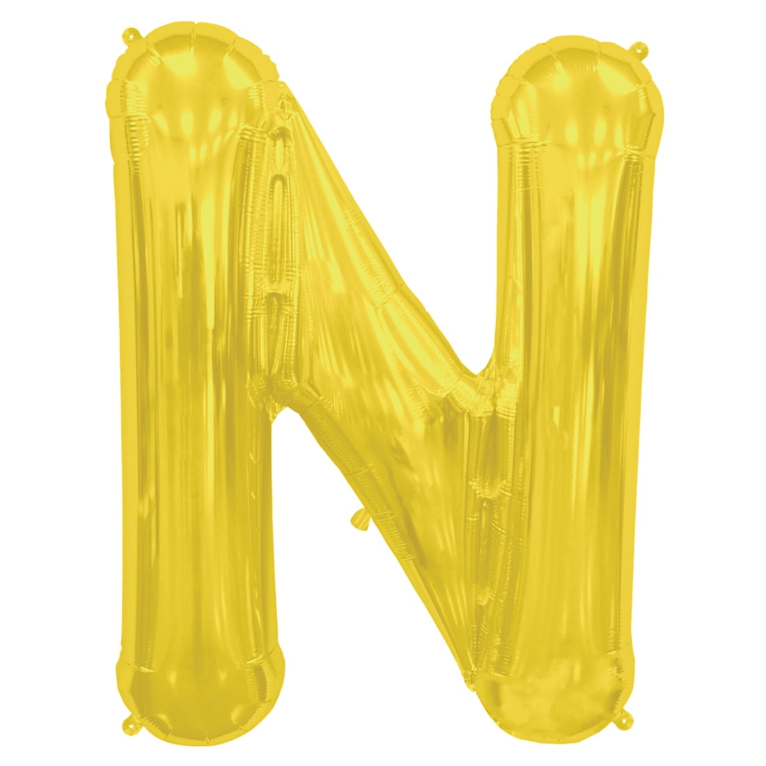 Northstar Solid Color Letter N Jumbo Helium Shape 36" Foil Balloon ...