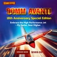 FMS EDF Jet Avanti 90mm PNP 18th Anniversary Edition - Walmart.com