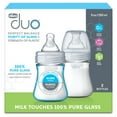 Chicco Duo Hybrid Baby Bottle, Invinci-Glass, Anti-Colic, 5oz, 2-Pack ...