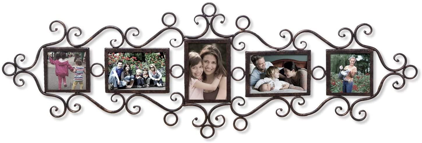 Homebeez 5-Openings Collage Picture Frames,Photo Collage Frame for Wall ...