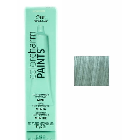 Mint , Wella Color Charm Paints Semi-Permanent Hair Color (2 oz) Hair ...