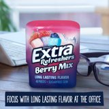 Extra Refreshers Berry Mix Sugar Free Chewing Gum - 40 Piece Bottle ...