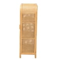bali & pari Curacao Boho Storage Cabinet, 2-Door, Light honey - Walmart.com