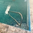 Kojem Stainless Steel Inground Pool Safety Handrail, Steps Railing, 2 ...