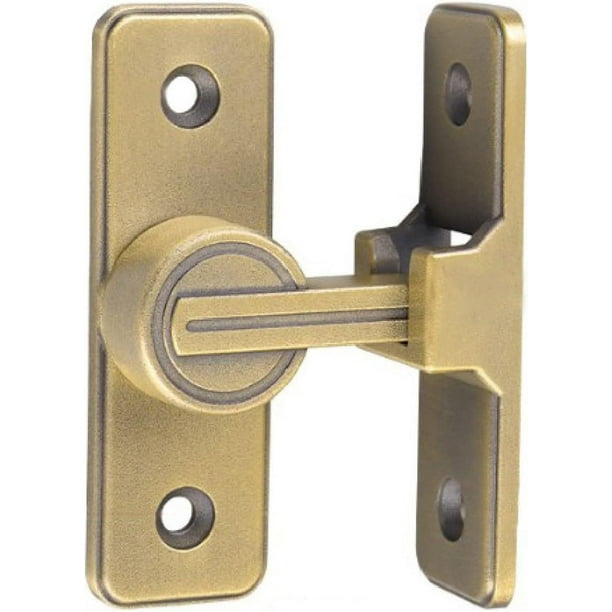 LAICAIW Sliding Bolt Locks, 90 Degree Heavy Duty Carbon Steel Bar Door ...