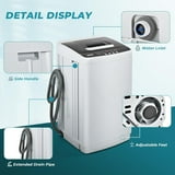 Simzlife 1.04 Cu.ft Portable Washing Machine 8.8LBS with LED Display ...