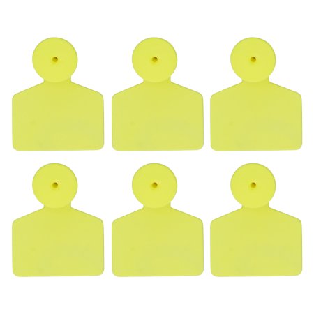 Blank Tags, Lightweight Accurate Flexible 100 Piece Livestock Ear Tag ...