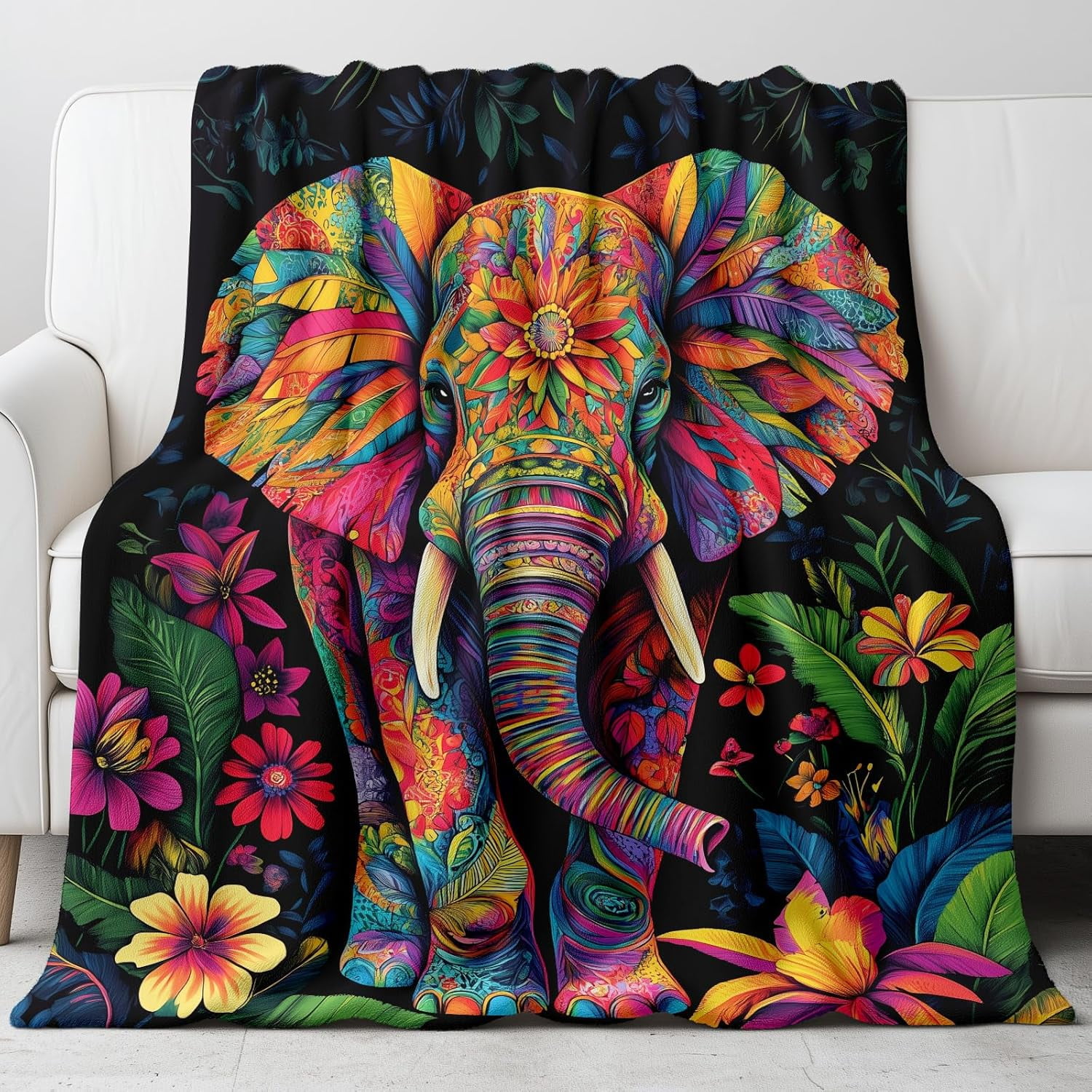 Click here for Aocisuki Elephant Gifts For Women Elephant Blanket... prices