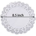 8 Inch Round White Lace Paper Doilies - Disposable Paper Doilies for ...