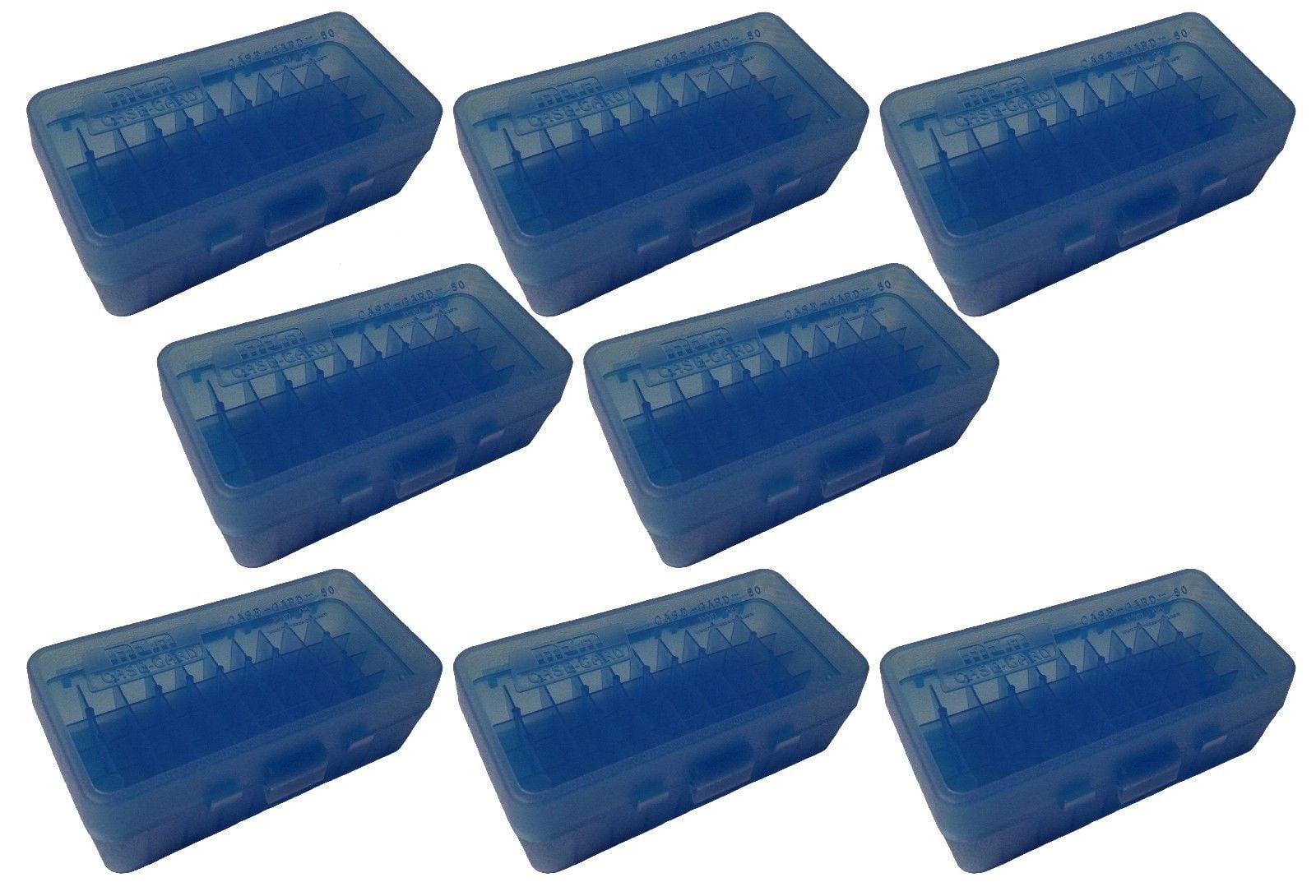 Buy MTM 50 Round Flip-Top 4144 Cal Ammo Box - Clear Blue 8 Pack Online at Lowest Price in India ...